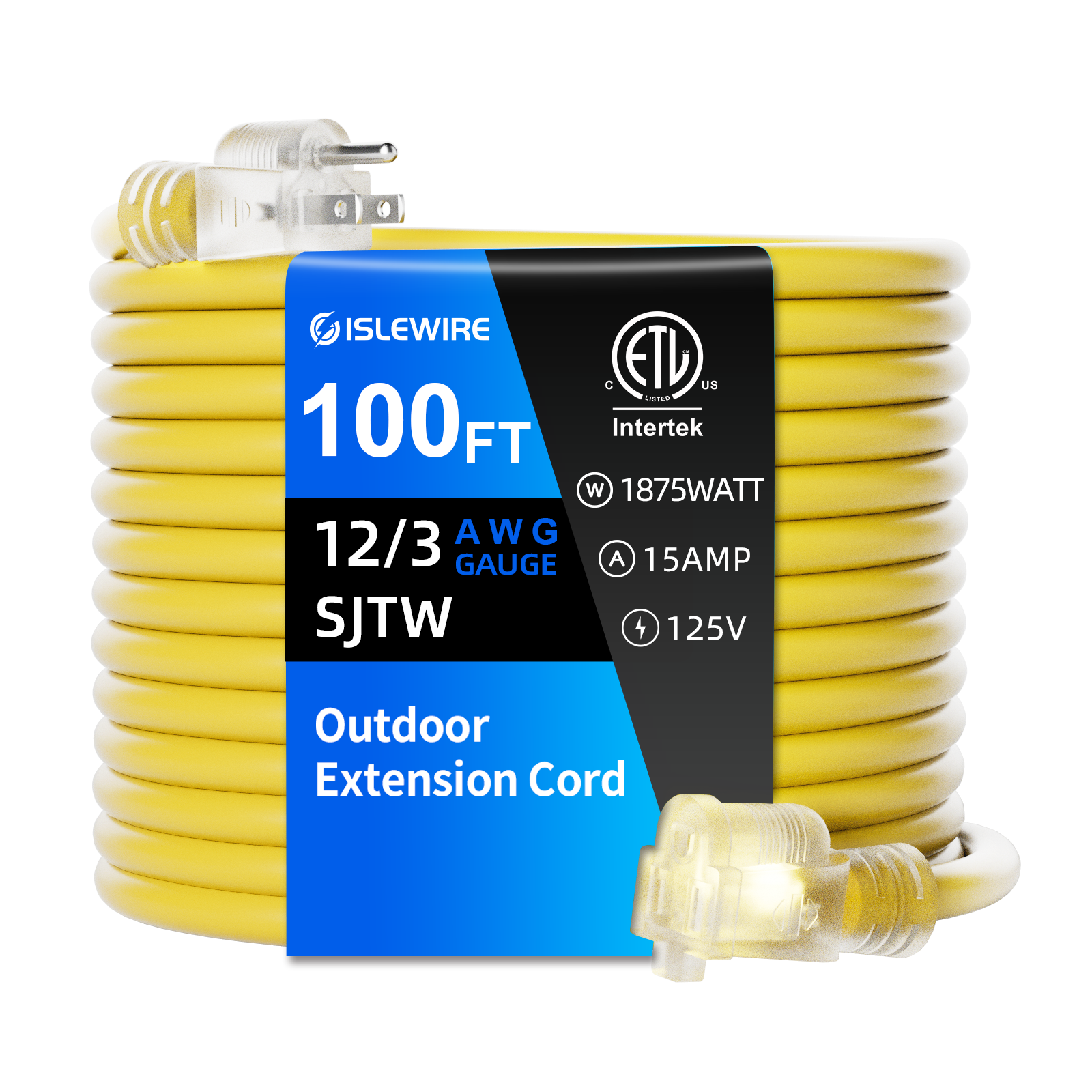 Single Outlet Extension Cord – IsleWire